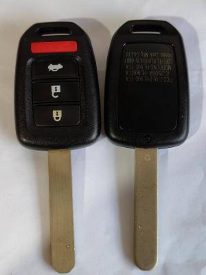 China 433Mhz 3+1 Button 47 Chip MLBHLIK6-1TA Key Remote For 2017 - 2021 Honda Civic for sale