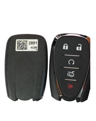 China Chevrolet Camaro Malibu 2021+ Smart Key 4+1 Button 13522891 HYQ4ES 433.92Mhz for sale