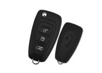 China Original Ford Transit Custom Remote Key BK2T 15K601 AC 3 Button 433 Mhz Black Plastic for sale