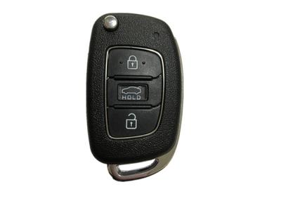 China 4D60 80 BIT Chip Hyundai Car Key Fob OKA-421T ADc-TP CR2032 Battery Black Color for sale