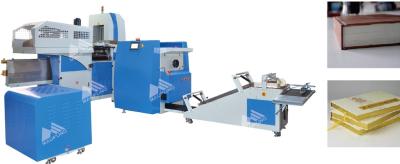 China Automatic Notebook Binding Machine with 600pcs/hour Speed 380V 9KW Auto Hard Cover Book Casing Machine for sale