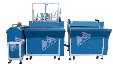 China Double Stations Grey Cardboard Wrapping Machine for Hard Book Case Making Machine MF-SCM500A2 for sale