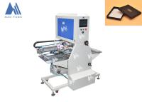 China Fully Auto 35pcs/Min 50mm*150mm Rigid Box Paper Foil Embossing Rigid Box Making Machine for sale