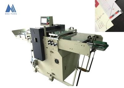 China Notebook Page Corner Perforating Machine For Page Tear-Off Perforation MF-PBM350 for sale