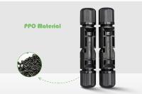China Snap In Solar PV Cable 1000V MC4 Connector Silver Plated for sale