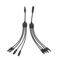 China MC4 Solar Photovoltaic Panel Adaptor Cable Connector Y Type Five Way Plug Parallel for sale