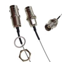 China Female BNC Rear Mounted Pigtail Cable Jack Connector To Ufl With 1.13 113mm for sale