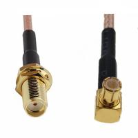 China IPEX UFL To SMA Female Jack Bulkhead Connector Adaptor And Mini 1.13 RF Coax Pigital Assembly for sale