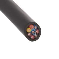 China Alpha Wire M3833 BK005 CABLE 8COND 16AWG BLACK 100' for sale