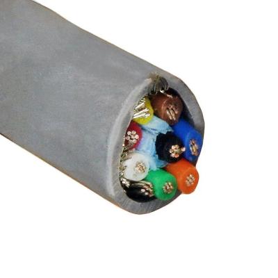 China Alpha Wire 6344 SL005 CABLE 8CON 22AWG SLATE SHLD 100' for sale