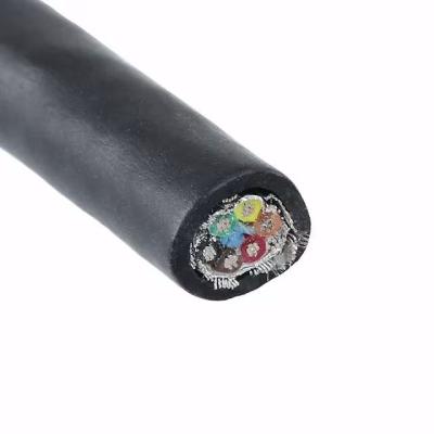 China 25106 BK199 Alpha Wire Cable CABLE 6COND 22AWG BLK SHLD FEET for sale