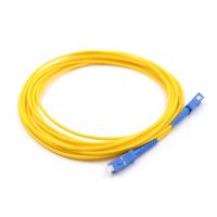 China Tight Buffer Simplex Network Patch Cord Indoor Single Mode Fiber Optic Cable 10m G657A for sale
