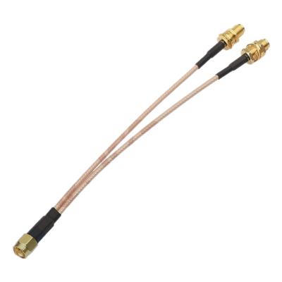 China SMA Male To Sma Female RF Antenna Extension RG316 RG174 RP Male Female 1 To 2 Cable for sale