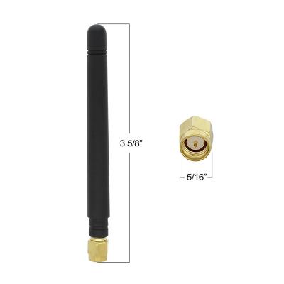 China GSM Omni Directional Thumb Antenna 70mm With SMA Male Straight Connector for sale