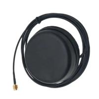 China Vehicle Car 4G LTE Antenna Omni Directional Puck With Rubber Pad RG174 Sma M for sale