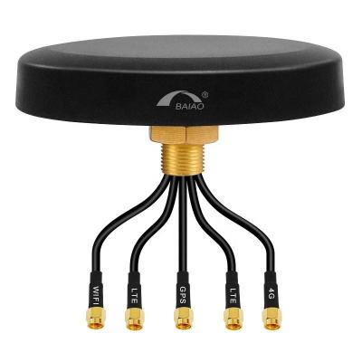 China Combo Puck Hockey 4G LTE 5-In-1 Antenna With Waterproof MIMO WiFi 2.4GHz GPS Combination for sale