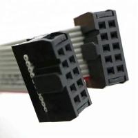 China 28awg Ribbon Flat Cable Assembly 10 Pin 2.54mm Pitch IDC Connectors UL2651 for sale
