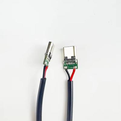 China High Quality Performance Wholesale Nickel Plated Type C USB Male Solder Connector USB Type C Plug Extension for sale