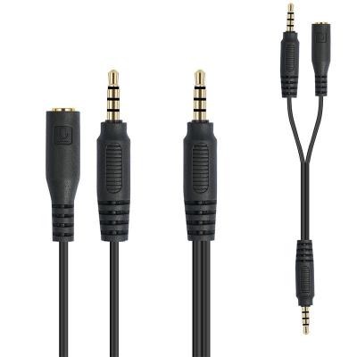 China 2 In 1 Cable Conversion Extension 3.5 Stereo Plug To 3.5 Stereo Plug To 4/1 