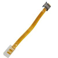 China GSM CDMA Standard UIM SIM Card Kit Male To Female Extension Soft Flat FPC Cable for sale