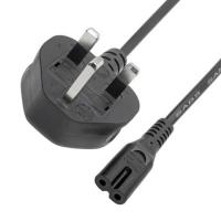 China RY Rohs Electric Power Cable Bs1363 To C7 2.5a 6 Ft 220v Indoor for sale