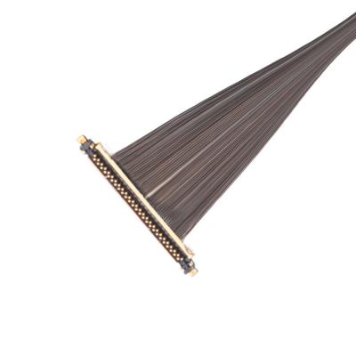 China 20531 50P Vertical Matching Micro Coaxial Cable mm Right Angle Connector Cableline-Ux Ii 20531-050t-02 0.25 for sale