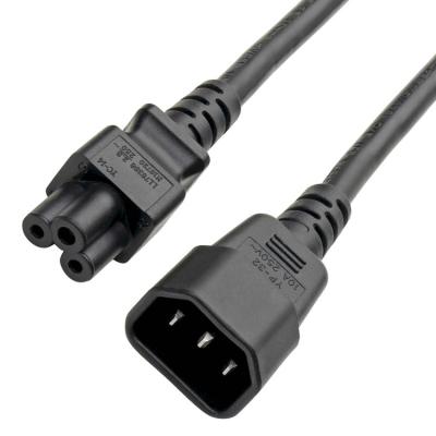China RY Connector Adapters C14 To C5 Power Adapter Cord 7a 250v 18 Awg for sale