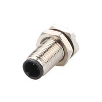 China Factory Circular Connector M5 Code-A Waterproof Series Panel Flange PCB Male Socket Support 3-Core And 4-Core for sale