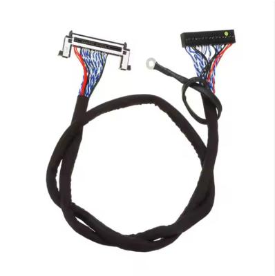 China UL1571 28AWG Lvds Display Cable 30 Pin 1.0mm To Dupont 2*15 Pin Connector 2.0mm for sale