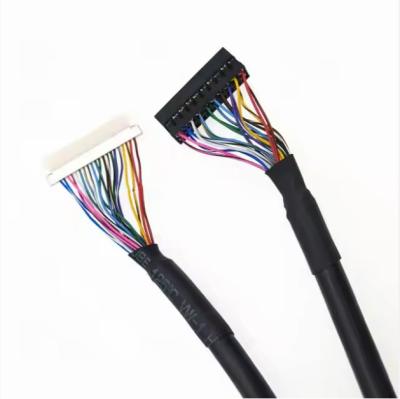 China 2*10 Pin Dupont LVDS Cable Assembly ,  Housing LED To LCD Converter Cable for sale