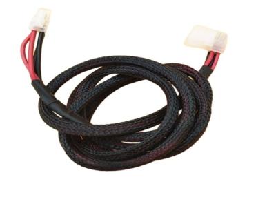 China 39-01-2120 4.2mm Pitch 12pin Molex To White 4pin 43025-0400 3.0mm Wire Harness With Braid for sale