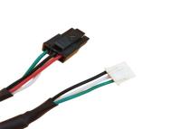 China Pvc Wire Harness Micro Fit 3.0mm 2*2p Molex 43025 Black Connector To 4 Pin Jst - Xh 2464 for sale