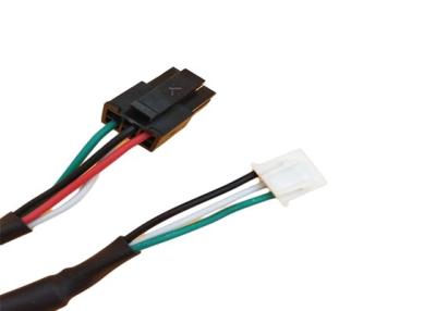 China Pvc Wire Harness Micro Fit 3.0mm 2*2p Molex 43025 Black Connector To 4 Pin Jst - Xh 2464 for sale