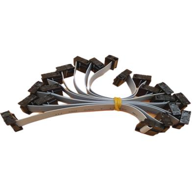 China Crimp Tool Flat Ribbon Cable Assembly With IDC 10 Pin 2.54mm Pitch Female Connector for sale