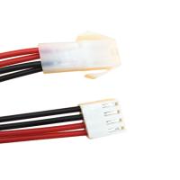 China Electronic Crimping Custom Wire Harness With White Molex 3.96mm Pitch Connector for sale