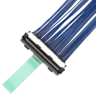China 30-Pin LVDS Micro Coaxial Cable With 0.5mm Pitch,  Connector, Designated As DF80D-30P-0.5SD for sale