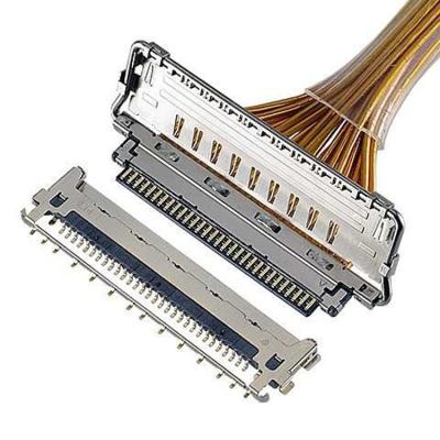 China Horizontal Mating Type Micro-Coaxial Connector Cabline VS II 20846-020T 030T 040T 0.5 Mm Pitch for sale
