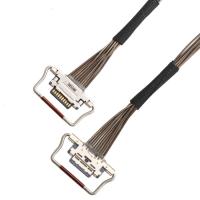 China 10 Pin EDP I-PEX Coaxial LVDS Cable 0.4mm Pitch 20633-310T-01S 38AWG for sale