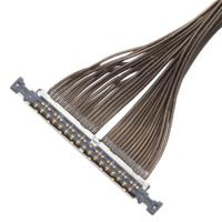 China Lvds Cable For Drone 32P Connector 32 Pin Micro Coaxial Cable I PEX 0.3mm Pitch 20496-032T-40 for sale