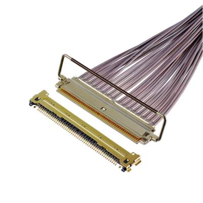 China CABLINE-CAP 64 Gbps PAM4 81863-100B-01 50P 0.4mm Pitch Horizontal Mating Type Micro-Coaxial Cable Assembly OEM/ODM for sale