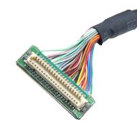 China DF9 41P Industrial Grade Medical Wire Harness  DF9 41 Pin Screen Display Cable Female Hot Press Flat Connect for sale