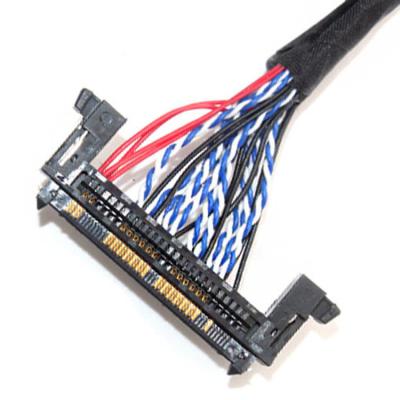 China LCD LVDS Cable Assembly 1.0mm Pitch JAE Fix-30ssl-Hf To  DF13 EDP 26AWG for sale
