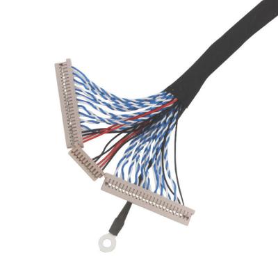 China Edp Lvds Edp Cable Assembly  Df14-25s-1.25c Iso14001 1.25mm Pitch for sale