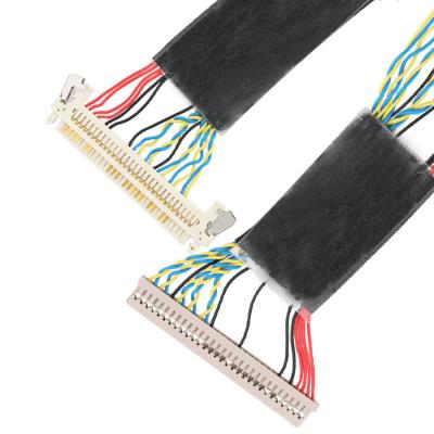 China The 30-Pin LVDS EDP Cable Assembly From  DF14-30S-1.25C To JAE FI-X30 Is Configured for sale