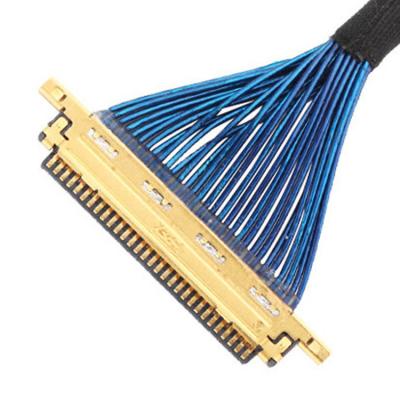 China Micro Coaxial 20453-030T To 20453-030T LVDS EDP Cable Assembly 0.5mm Pitch for sale