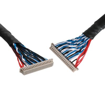 China OEM/ODM Customized Length Wire Cable UL1061 30AWG From JAE FI-RE51HL-51Pin To  DF13-40DS for sale