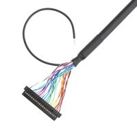 China OEM/ODM Micro Coaxial LVDS Cable Assembly JST PHDR-24VS TO JAE FI-S20S for sale