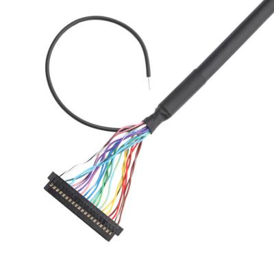 China OEM/ODM Micro Coaxial LVDS Cable Assembly JST PHDR-24VS TO JAE FI-S20S for sale