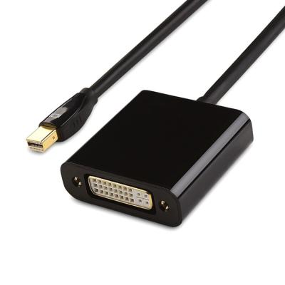 China OEM / ODM Lvds Cable Assembly Mini Displayport To Dvi 3 In 1 Adapter Connector for sale