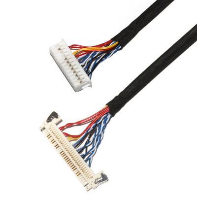 China Customize Length 2.0mm Pitch Lvds Cable Assembly 30 Pin IPEX DF11-24DS-2C To FI-X3OHL OEM/ODM for sale